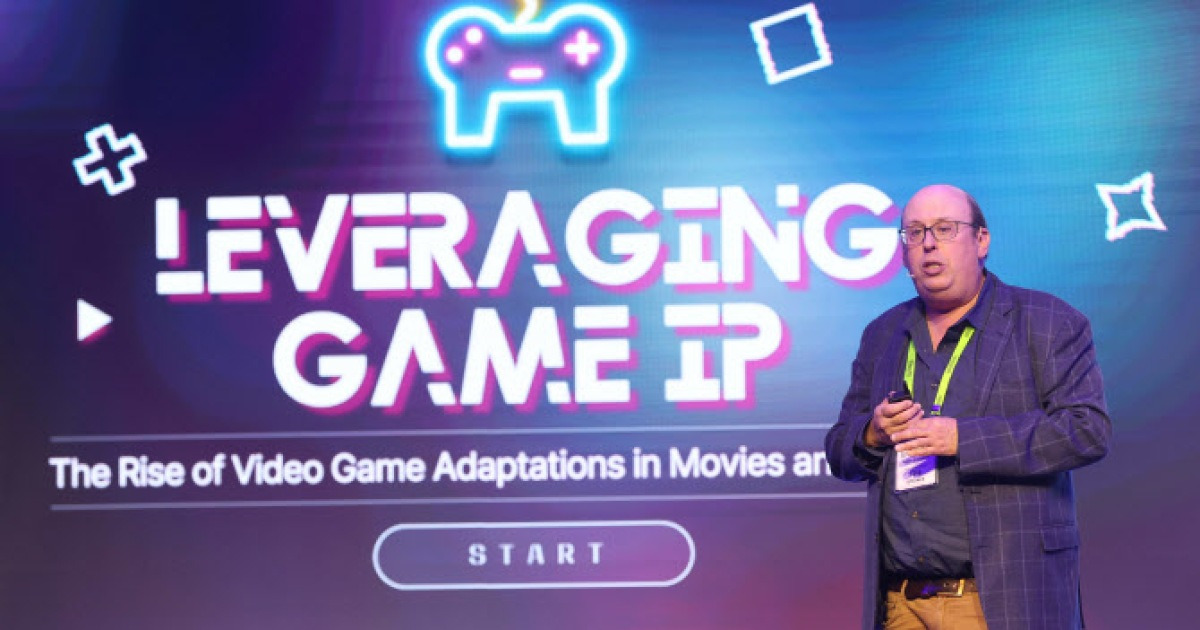 [포토]2024 콘텐츠 유니버스 코리아, '강연하는 Adam Steinman 대표'