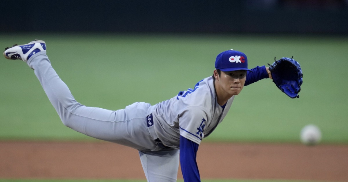 두 달 쉰 MLB 최고액 야마모토, 첫 재활 등판서 '154㎞' 2이닝 31구...9월 중순 복귀 예정