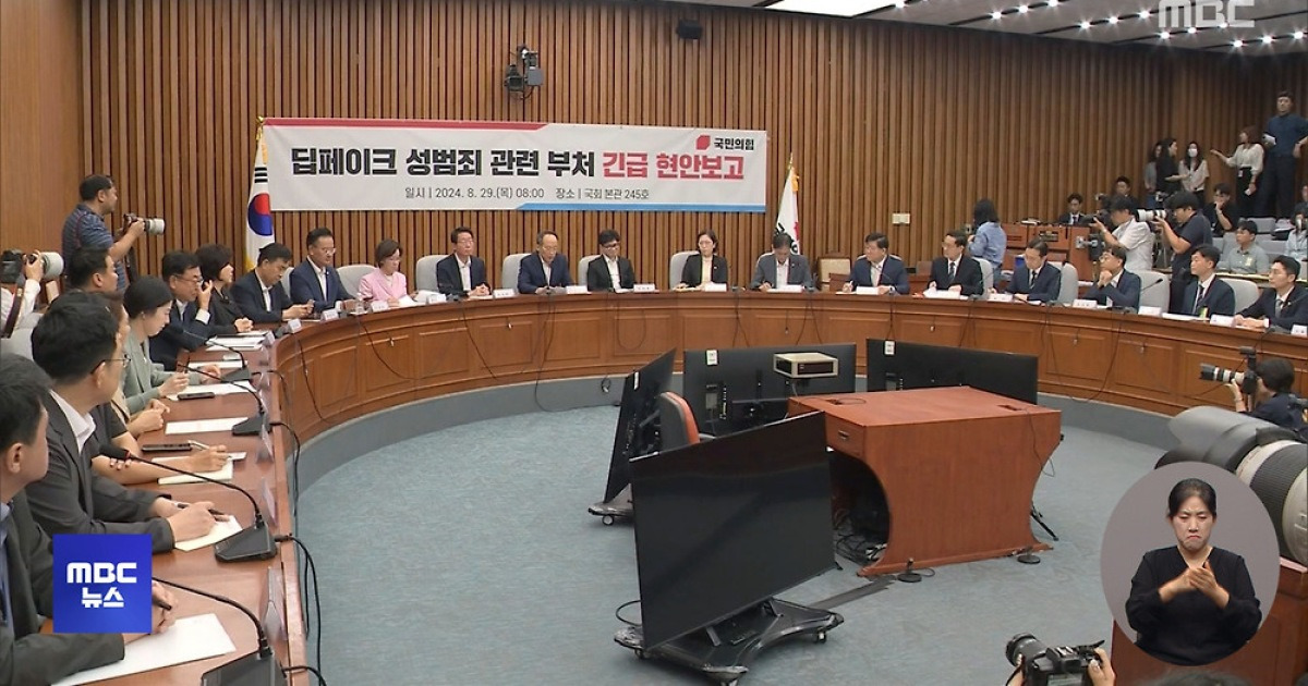 딥페이크 성범죄 징역 7년 추진‥촉법 연령 낮춰야
