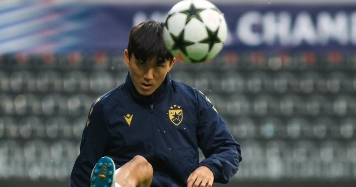 ‘코리안 듀오’ 뛰는 즈베즈다, UCL 본선 진출…PO 1차전 황인범의 어시스트가 구했다