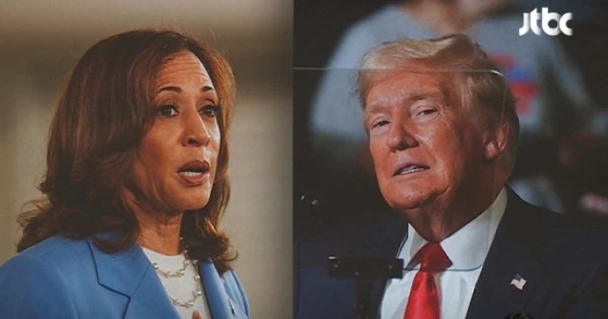 해리스, WSJ 여론조사서 오차범위 내 트럼프 앞서…한달만에 역전