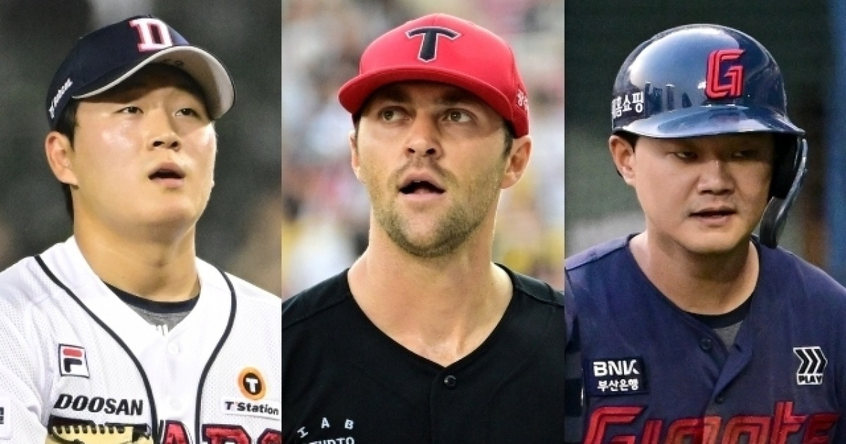 '고졸최다 SV' 김택연-'3승 ERA 0.70' 네일-'8홈런 OPS 1.130' 손호영 등…KBO, 8월 월간 MVP 후보 발표