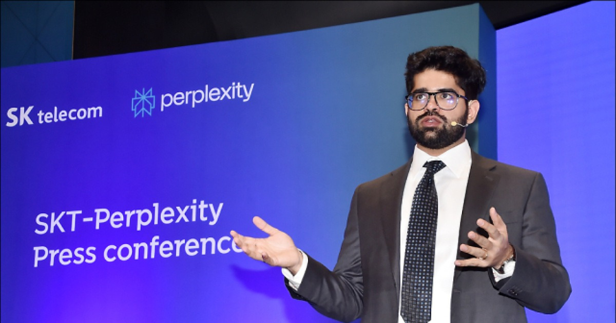 아라빈드 스리니바스 퍼플렉시티 CEO, 'SKT와의 협업에 많은 기대' [MD포토]