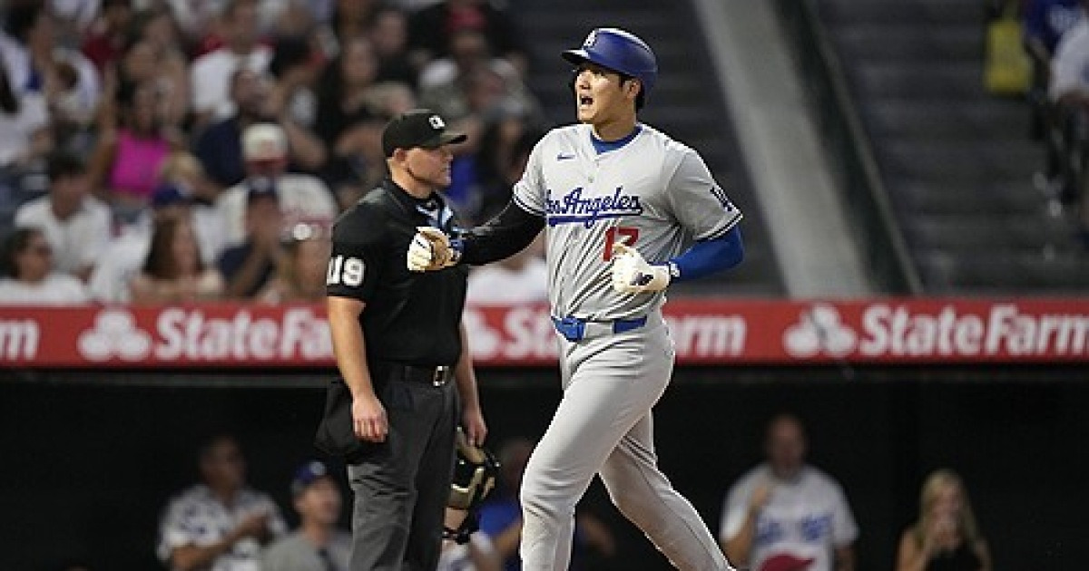 Dodgers Angels Baseball