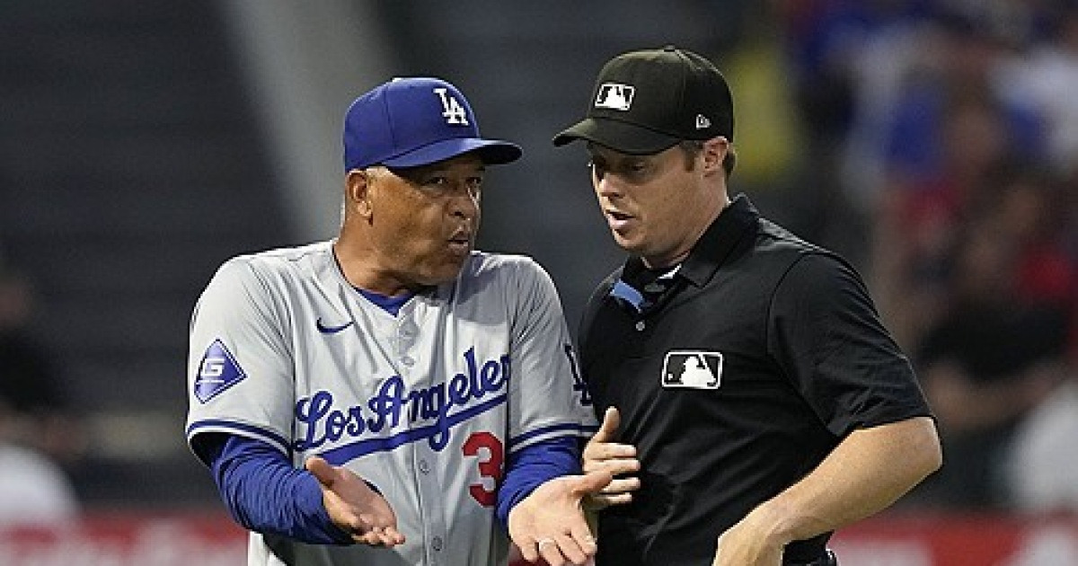 Dodgers Angels Baseball