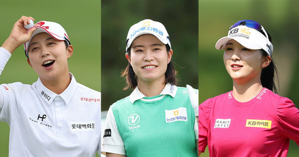 'KB금융 대회 3승 기대' 김효주, 1R서 박민지·이예원과 격돌 [KLPGA 메이저]