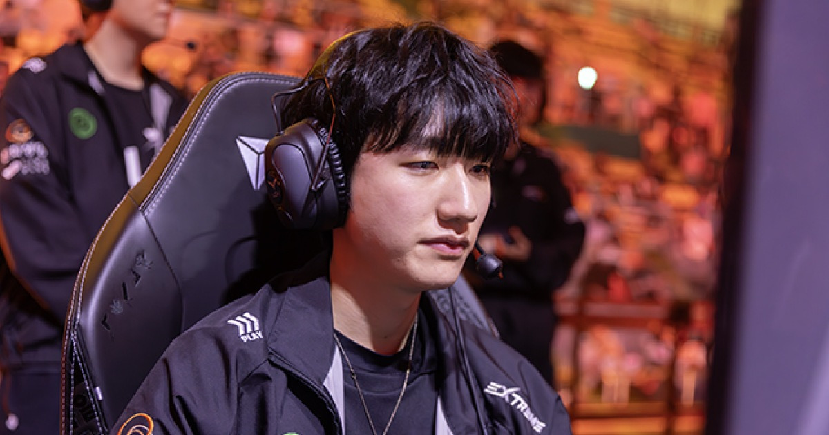 [LCK PO] 한화생명, 페이커 미드 케이틀린의 T1 첫 세트 격파