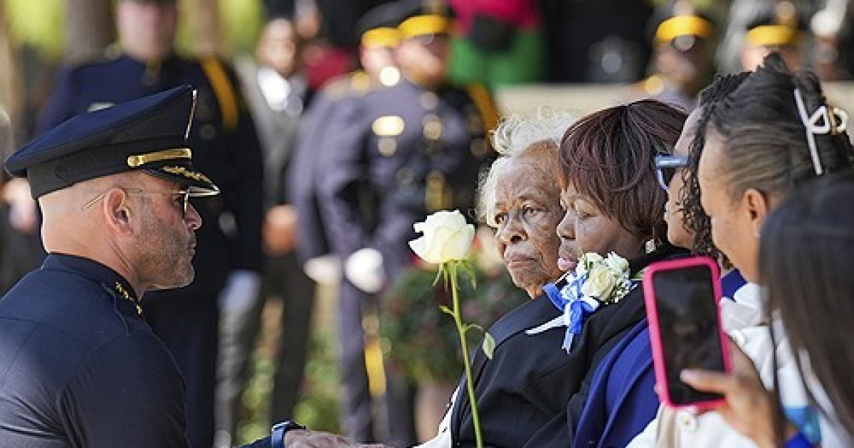 APTOPIX DPD Officer Funeral