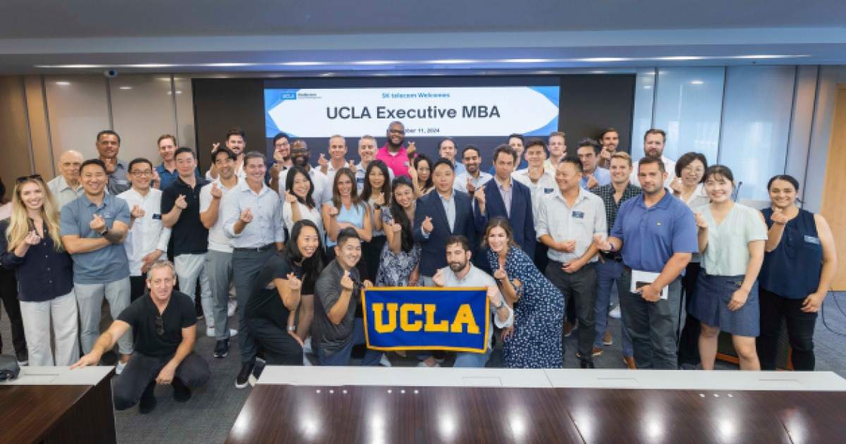 SKT, 美 UCLA MBA 학생들에 AI 전략 소개