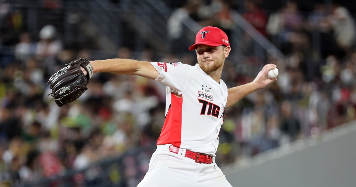 '6이닝9K' 라우어, KBO리그 마운드 적응 완료