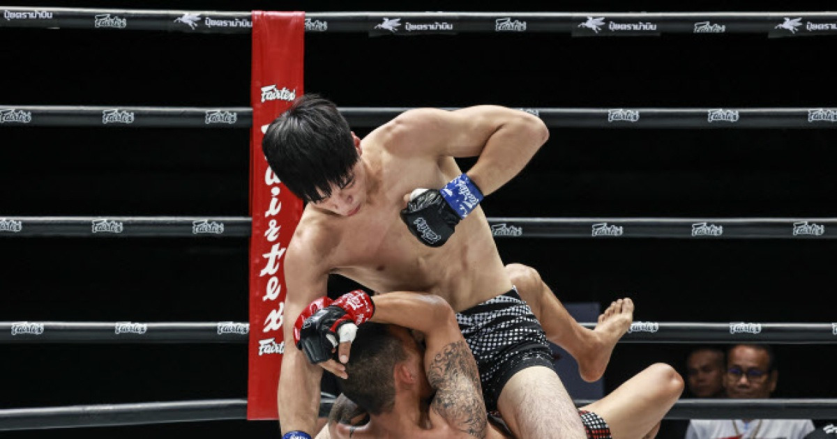 ‘파이터 2세+고교 천왕’ 남대현, 압도적인 모습으로 1R TKO 승 [페어텍스X링챔]