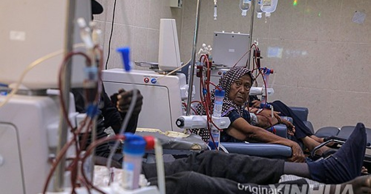 MIDEAST-GAZA-HOSPITAL-DIALYSIS