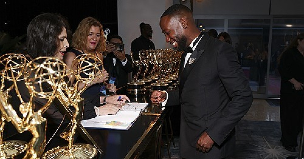 76th Emmy Awards - Trophy Table