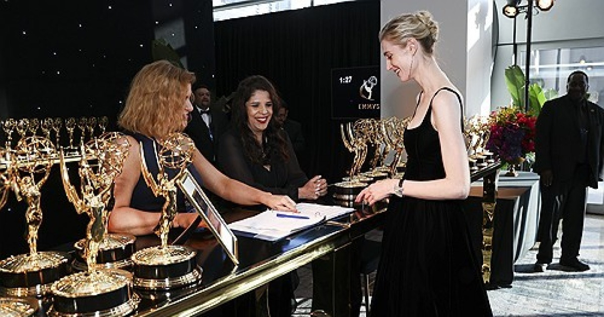 76th Emmy Awards - Trophy Table
