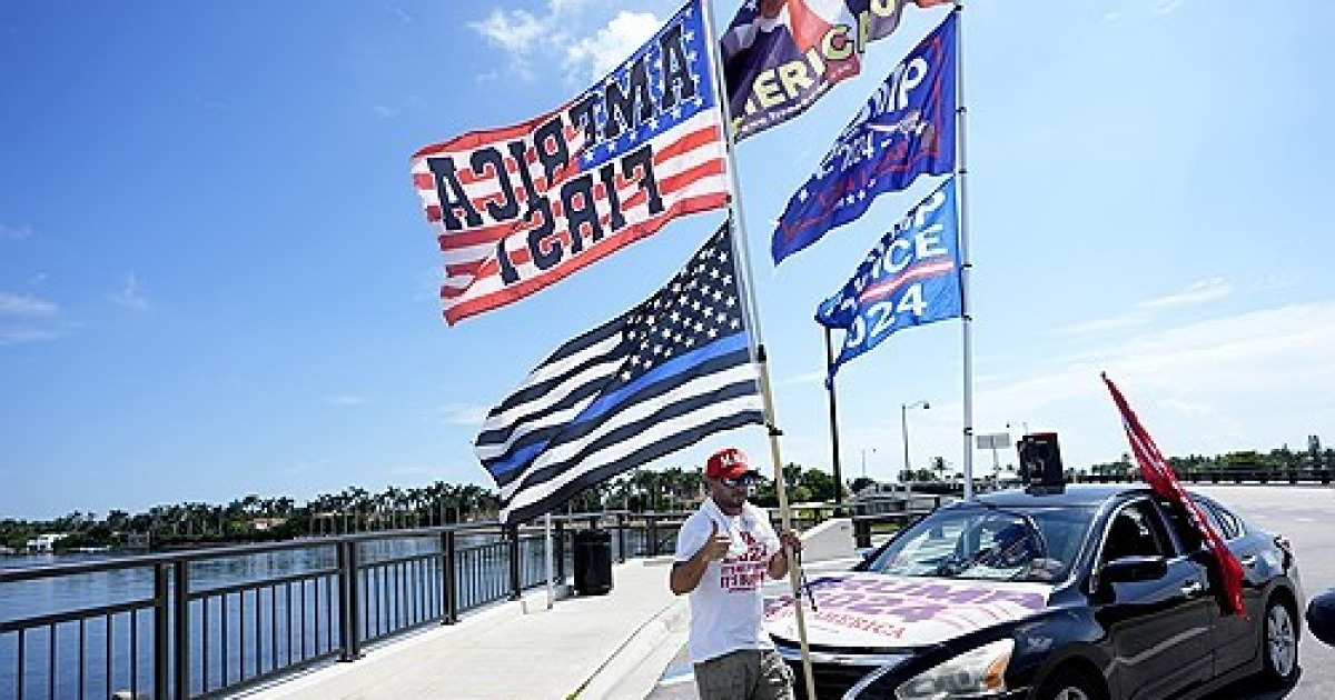 CORRECTION Election 2024 Trump