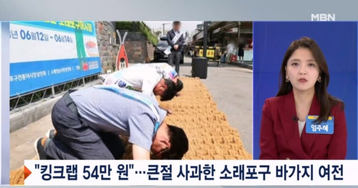 "킹크랩 54만 원"…큰절 사과해 놓고 '바가지' 재점화 [프레스룸 LIVE]