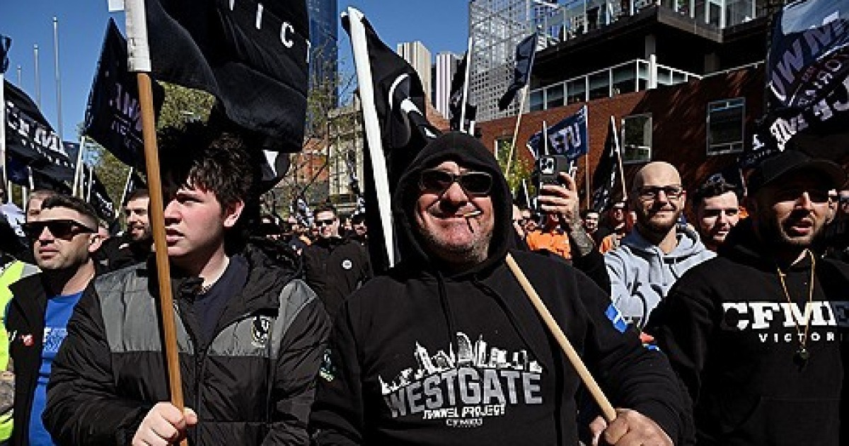 AUSTRALIA PROTEST CFMEU