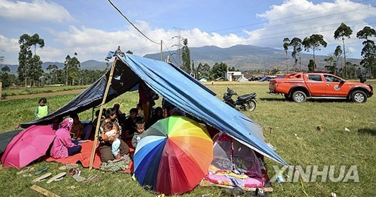 (SpotNews)INDONESIA-WEST JAVA-EARTHQUAKE-AFTERMATH