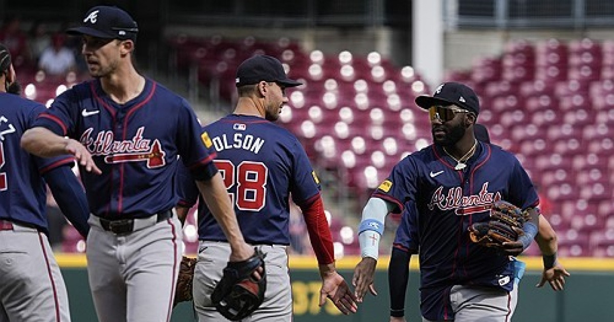 Braves Reds Baseball