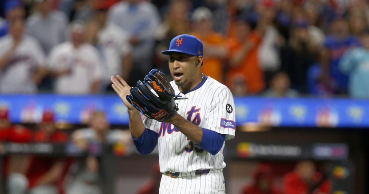 ‘WBC 황당 부상 1년 날린’ 디아스, 2이닝 4K 무실점 세이브 메츠 구하다