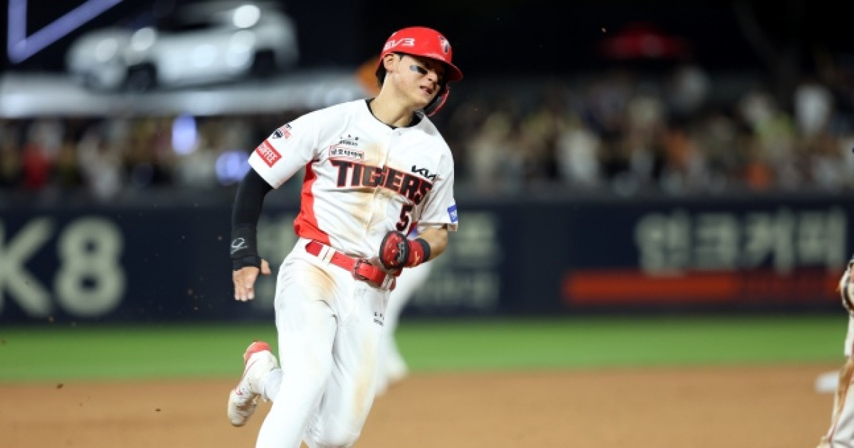'40-40 간다' 김도영 38호 홈런 폭발! 서건창 넘어 KBO 최다 득점 신기록 [광주 현장]