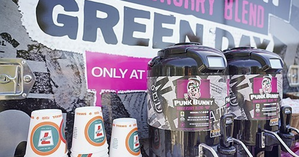 7-Eleven x Green Day Punk Bunny Coffee