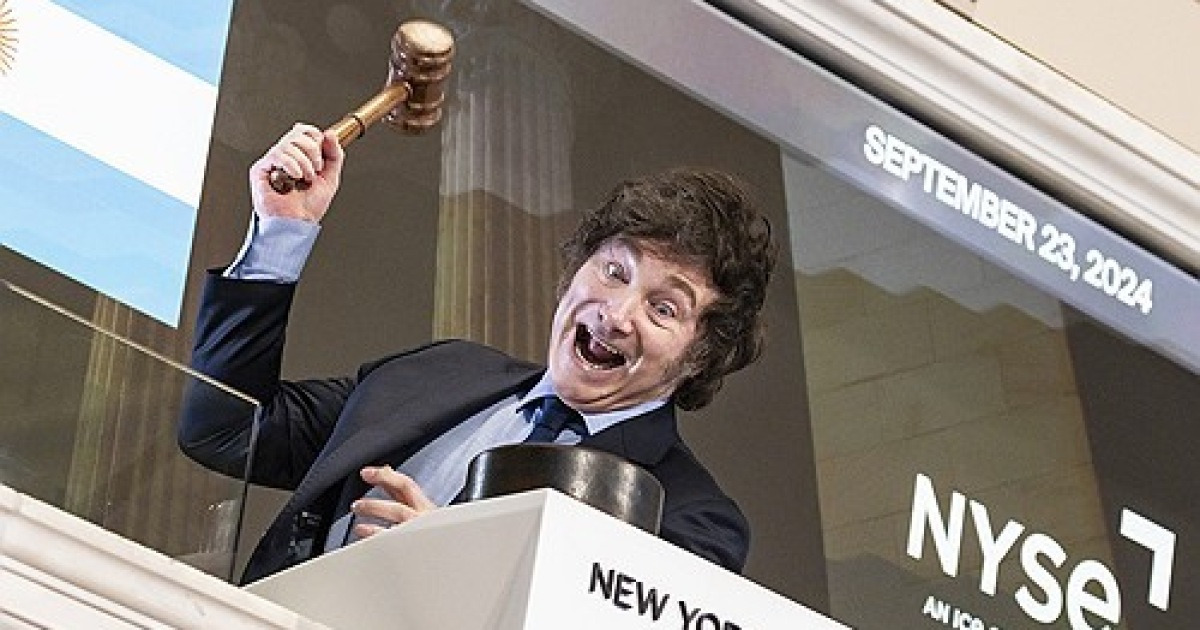 USA NEW YORK ARGENTINA PRESIDENT NYSE