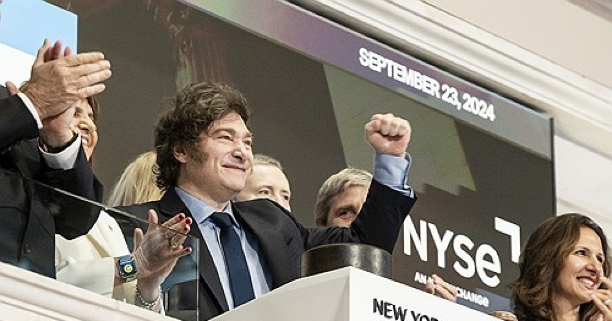 USA NEW YORK ARGENTINA PRESIDENT NYSE