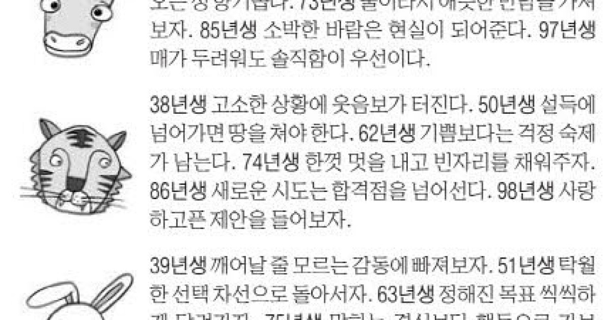 2024년 9월 24일 오늘의 운세