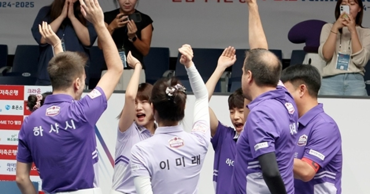 “이게 얼마만” 하이원 1년만에 연승흐름…크라운해태는 2R 첫 승[PBA팀리그]