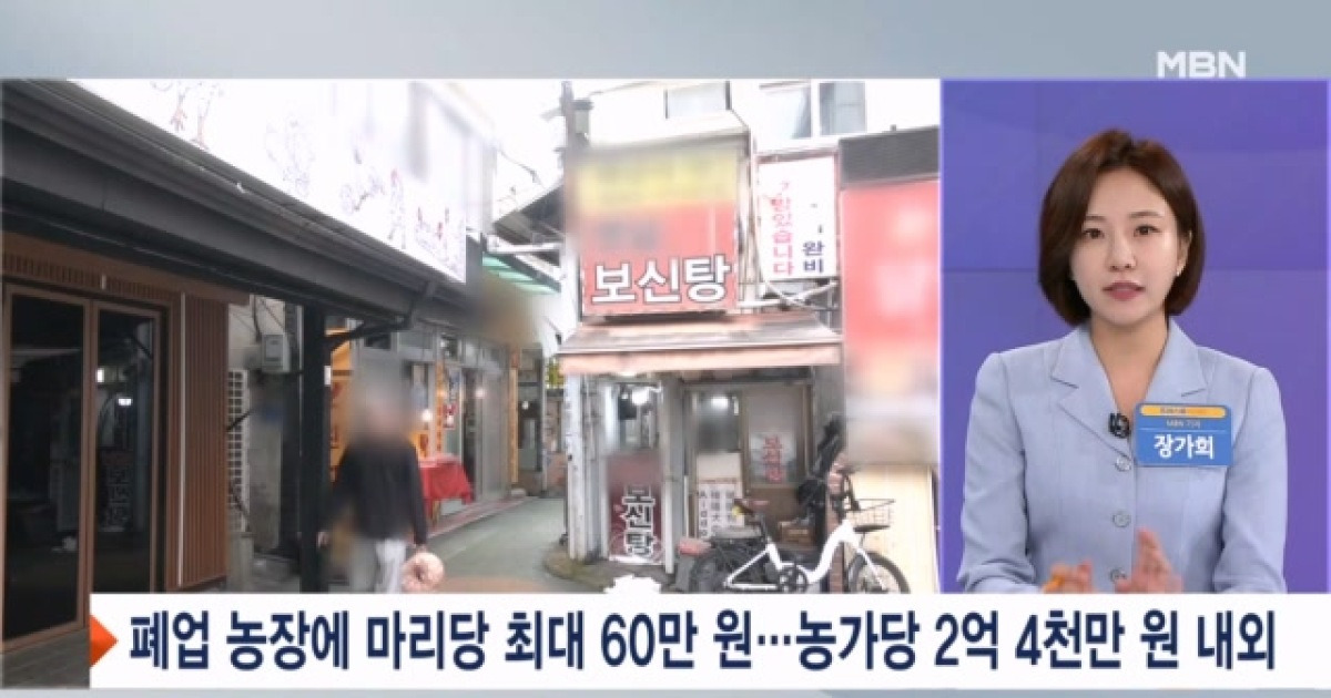 "개 1마리당 최대 60만 원"…보신탕 사라질까? [프레스룸 LIVE]