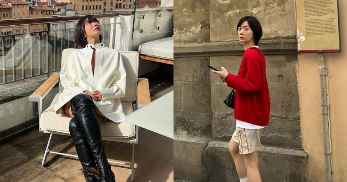 '171cm·49kg' 배두나, 이탈리아 사로 잡은 9등신 미녀