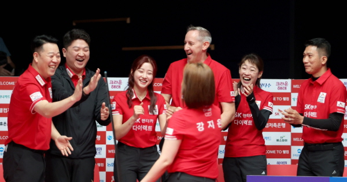 ‘퍼펙트큐+시즌 최다 6연승’ SK렌터카, PBA 팀리그 2R 3연승→단독 선두 등극