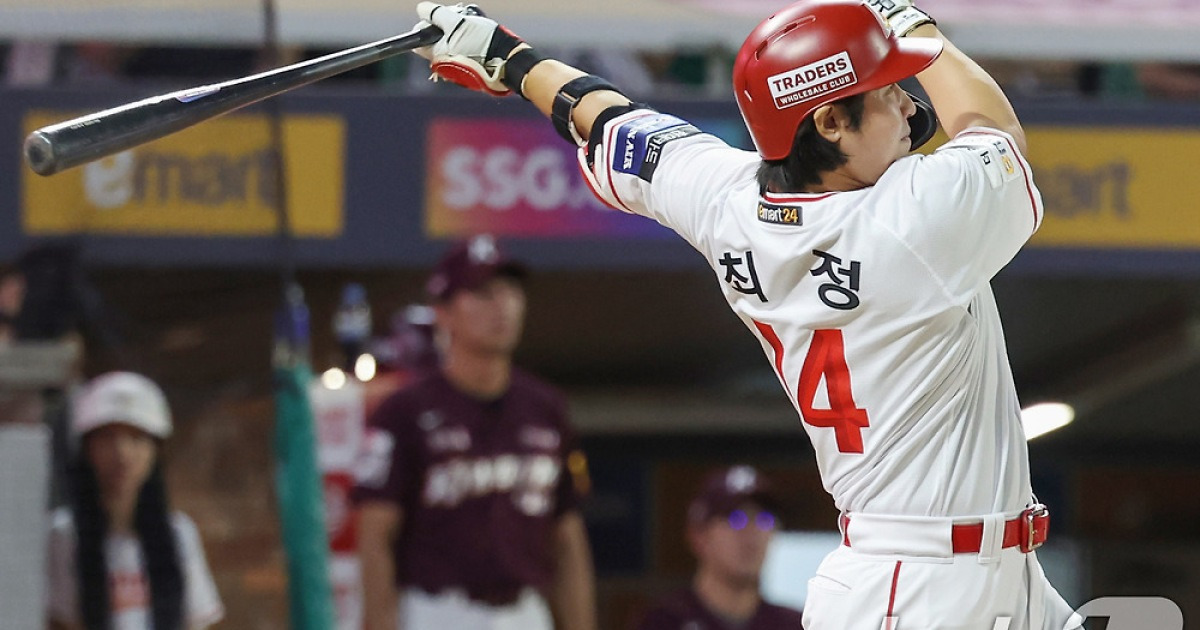 SSG 최정 '시원하게 안타'