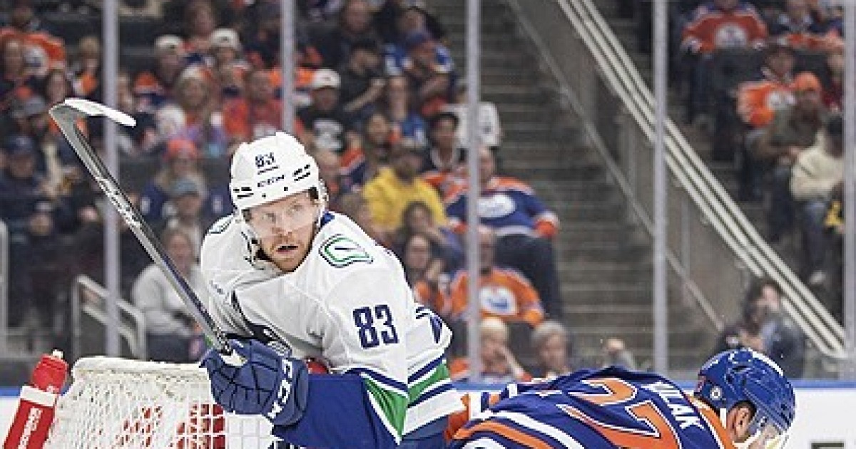 Canucks Oilers Hockey