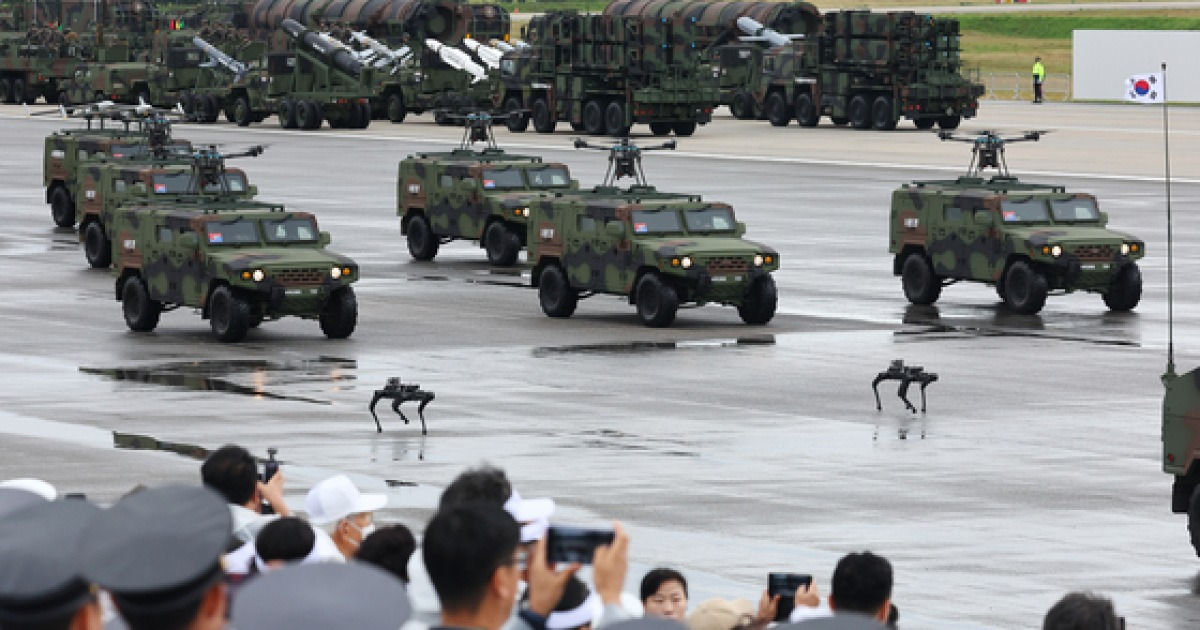 Korea's latest weapons revealed on Armed Forces Day — in pictures
