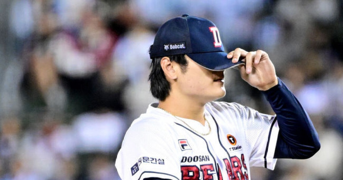15승 다승왕이 무너졌다…‘KT 킬러’ 곽빈 1이닝 4실점 충격 강판, 4위 두산 최악의 출발 [WC1]
