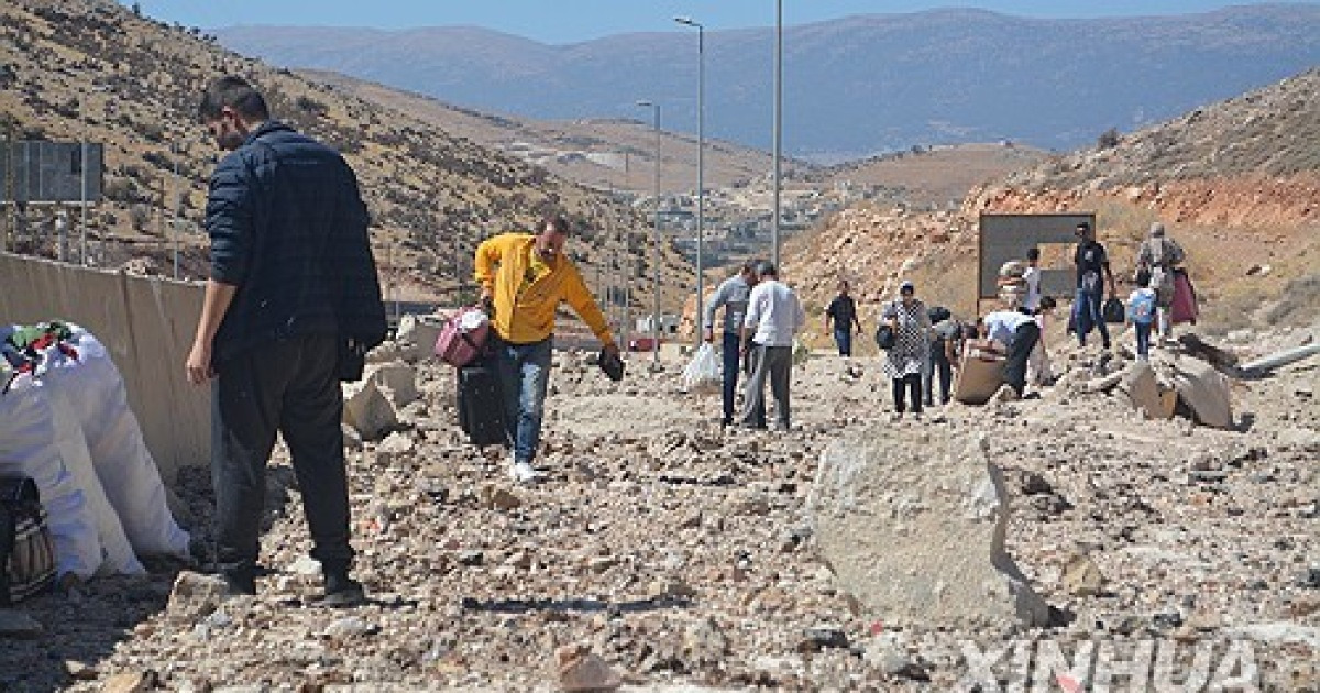 LEBANON-MASNAA BORDER CROSSING-AIRSTRIKE