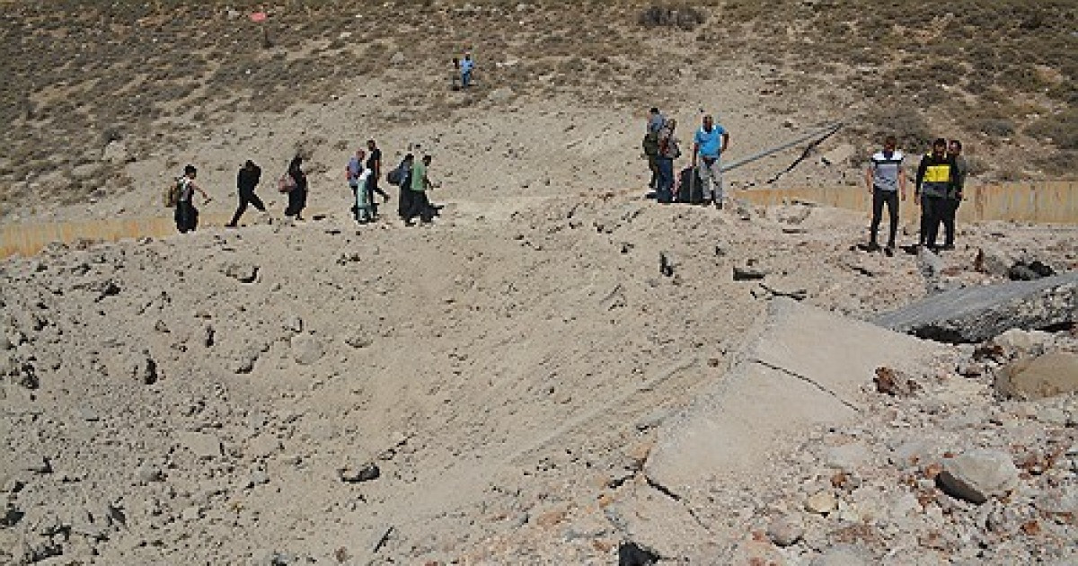 LEBANON-MASNAA BORDER CROSSING-AIRSTRIKE