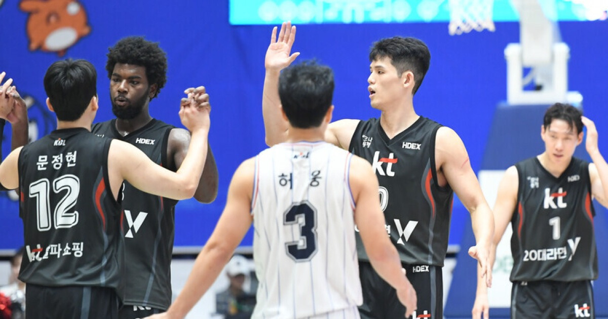 [KBL컵] KT, KCC에 84-74로 승리