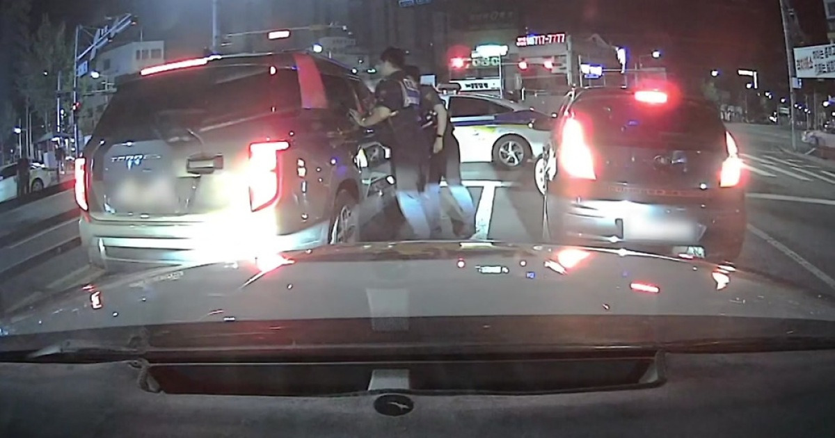 '만취 역주행' 2.5km 추격전...체포되고도 측정 거부