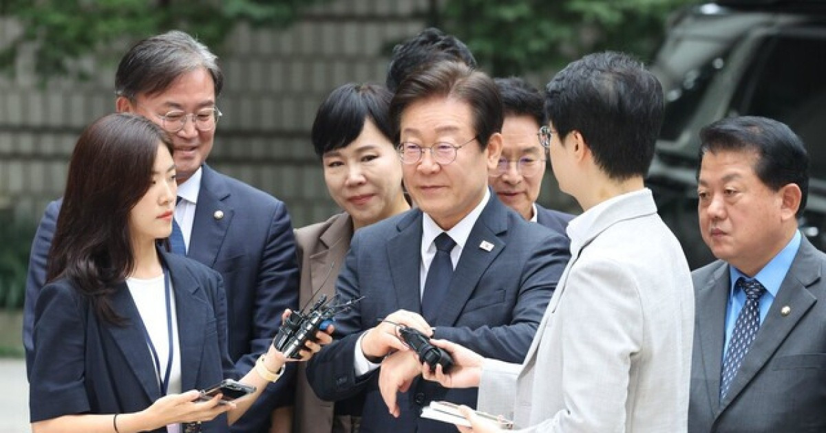 법원 이재명 ‘쌍방울 대북송금 재판부 재배당 요청 기각