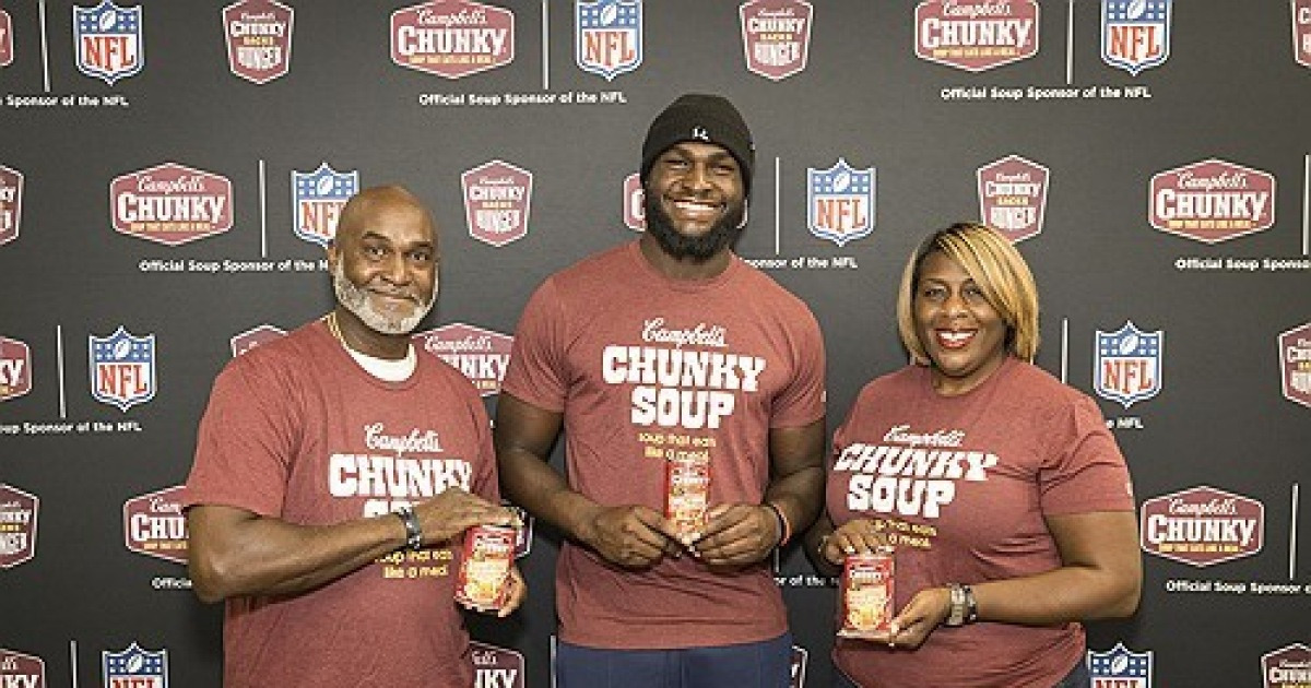 Campbell's Chunky Sacks Hunger Houston Texans Event