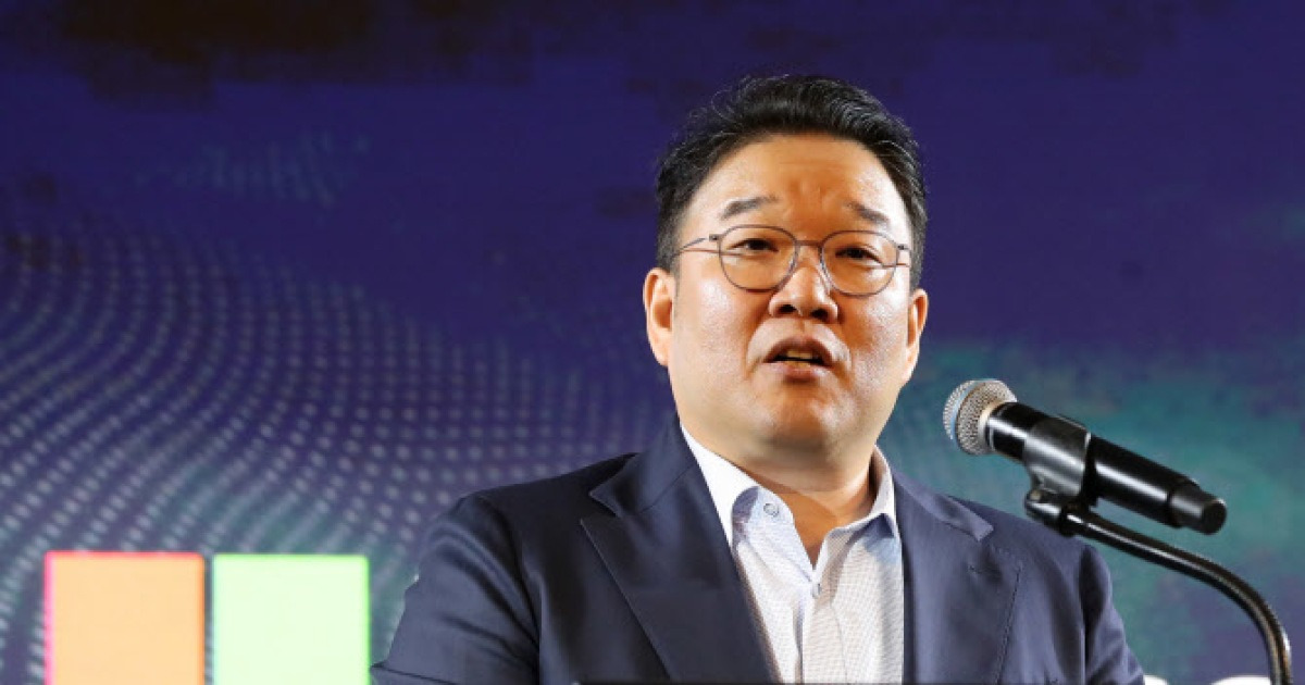 [포토] 'KT AICT 컴퍼니' 인사말하는 조현우 MS 사장