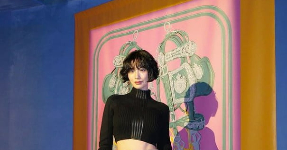 '171cm 48kg' 나나, 비율 얼마나 좋으면…174cm 톱모델 신현지에 안 밀려