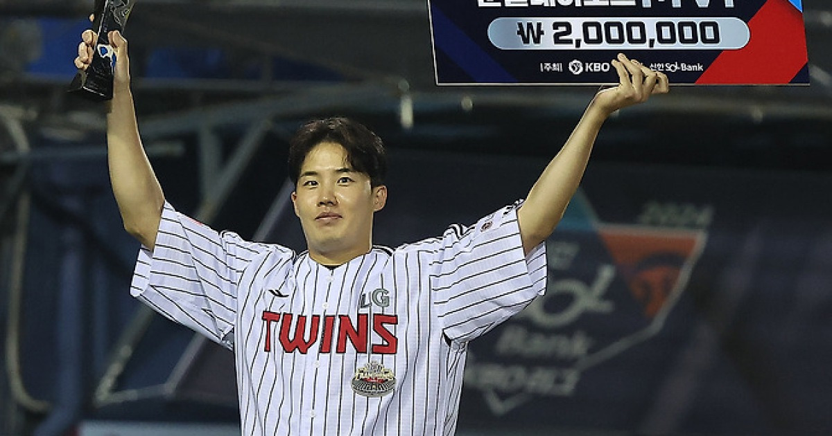 '시리즈 2승' 임찬규, 준PO MVP