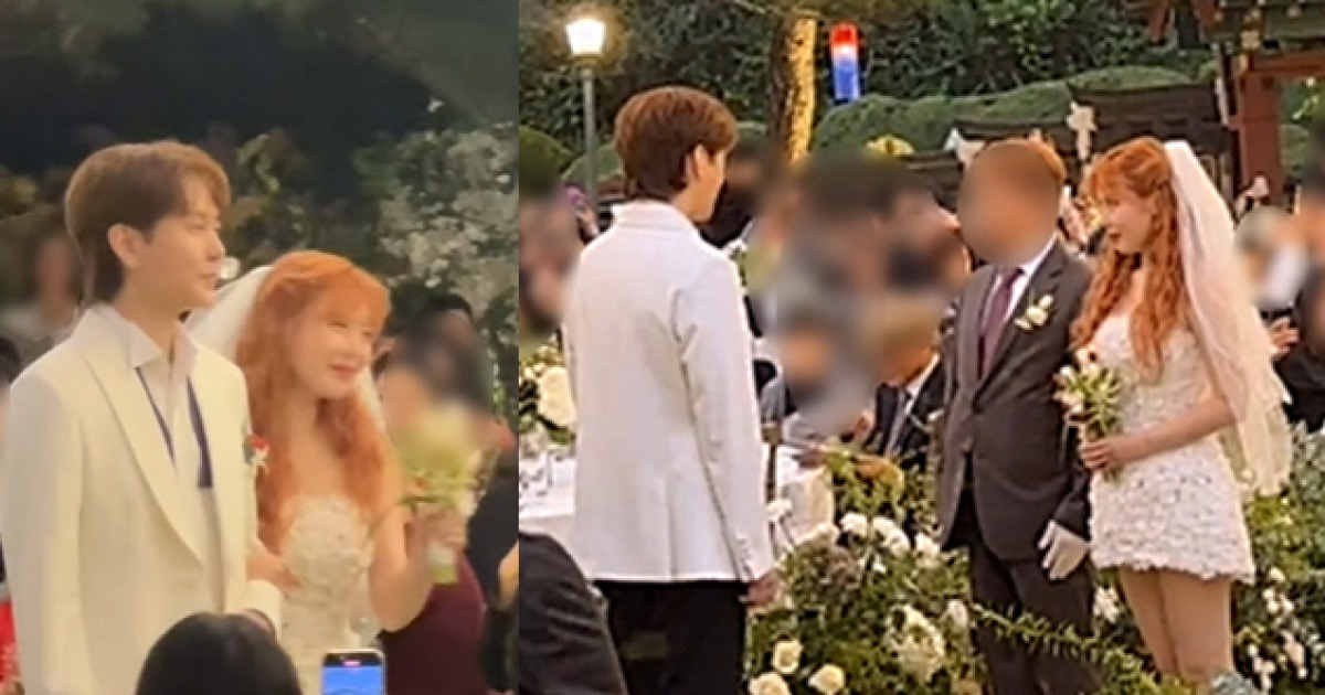 현아♥용준형 친구 같은 아내 될 것 눈물의 가을밤 야외 결혼 [종합]