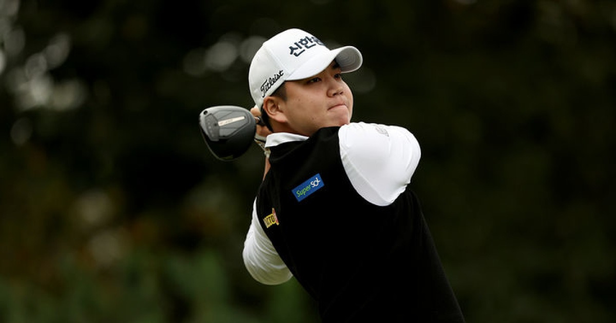 장유빈, KPGA 부산오픈 2R서 장희민과 공동 선두