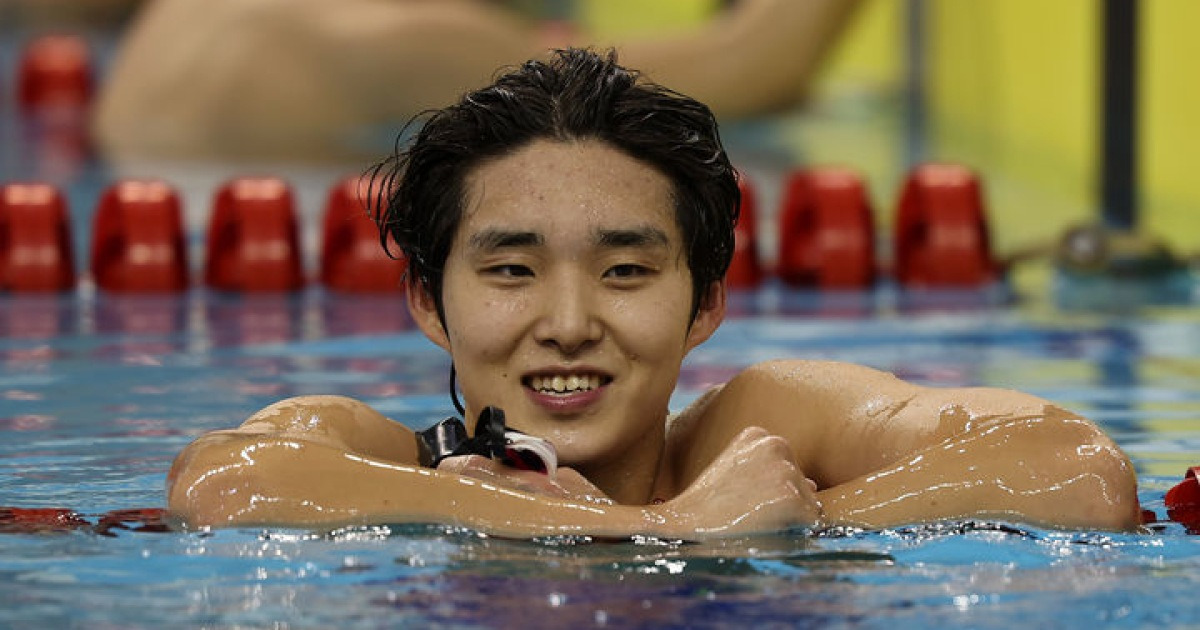 김우민, 전국체전 남자 자유형 1500m 금메달