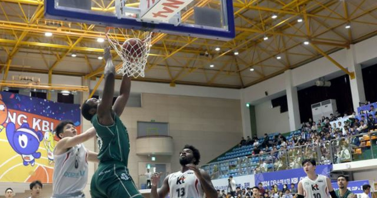 프로농구 DB, KBL 컵대회 첫 우승
